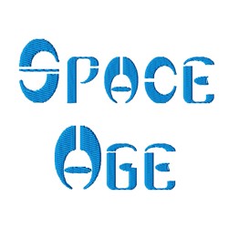 Space Age Font by Foxy Ladybug Designs on EmbroideryDesigns.com ...