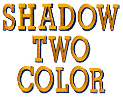 2C Shadow by Grand Slam Designs Home Format Fonts on EmbroideryDesigns ...