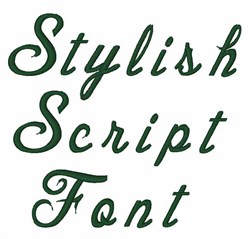 Stylish Script Font by Great Notions on EmbroideryDesigns.com ...