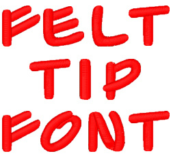 FELT TIP ALPHABET by Great Notions on EmbroideryDesigns.com ...