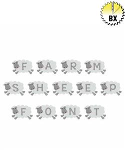 Farm Sheep Letters and Numbers Embrilliance by Hopscotch on ...