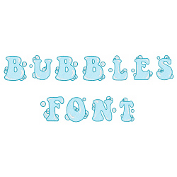 Bubbles Font by Hopscotch Home Format Fonts on EmbroideryDesigns.com ...