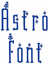 Astro Font by Hopscotch Home Format Fonts on EmbroideryDesigns.com ...