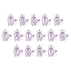 Tooth Fairy Font by Hopscotch on EmbroideryDesigns.com ...