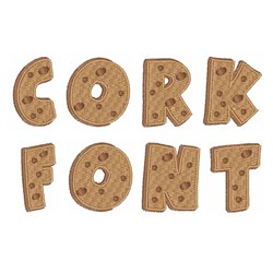 Cork Font by Hopscotch on EmbroideryDesigns.com | EmbroideryDesigns.com