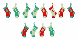 Stocking Font by Hopscotch on EmbroideryDesigns.com | EmbroideryDesigns.com