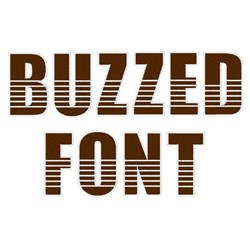 Buzzed Font by Hopscotch Home Format Fonts on EmbroideryDesigns.com ...