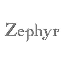 Zephyr by Internet Stitch Home Format Fonts on EmbroideryDesigns.com ...