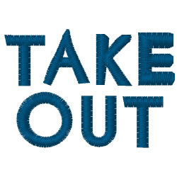 Take Out Font by Internet Stitch on EmbroideryDesigns.com ...