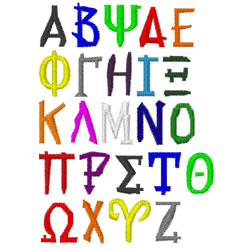 Greek Letters WELHED by Internet Stitch Home Format Fonts on ...