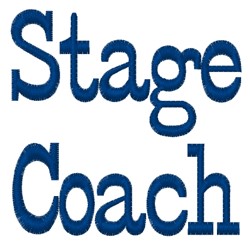 Stage Coach Fonts by Internet Stitch on EmbroideryDesigns.com ...