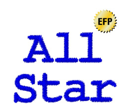 All Star by Internet Stitch on EmbroideryDesigns.com ...