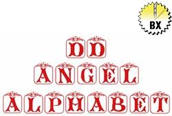 DD Angel 2 Alphabet Embrilliance by Landmark Embroidery Designs on ...