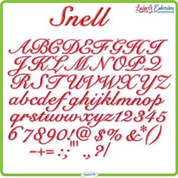 Snell Embrilliance Font by Lindee G Creations Embrilliance Fonts on ...