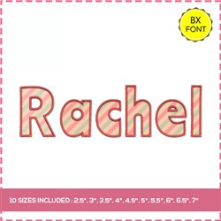 Rachel Font by Maya Kreations on EmbroideryDesigns.com ...