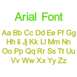 Arial Font by Maya Kreations on EmbroideryDesigns.com ...