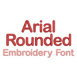 Arial Rounded Font by Maya Kreations on EmbroideryDesigns.com ...