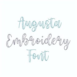 Augusta Font by Maya Kreations on EmbroideryDesigns.com ...