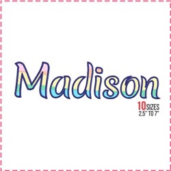 Madison Applique Font by Maya Kreations on EmbroideryDesigns.com ...