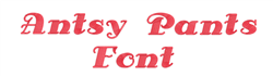 Antsy Pants Font by Maya Kreations on EmbroideryDesigns.com ...