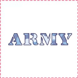 Army Applique Font by Maya Kreations on EmbroideryDesigns.com ...