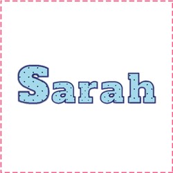 Sarah Applique Font by Maya Kreations on EmbroideryDesigns.com ...