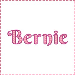Bernie Applique Font by Maya Kreations on EmbroideryDesigns.com ...