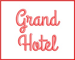 Grand Hotel Font by Maya Kreations on EmbroideryDesigns.com ...