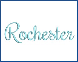 Rochester Font by Maya Kreations on EmbroideryDesigns.com ...