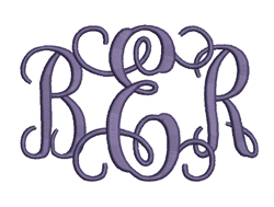 Interlocking Font by Maya Kreations on EmbroideryDesigns.com ...