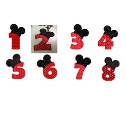 Mickey Numbers Applique Font by Method Man Designs on EmbroideryDesigns ...