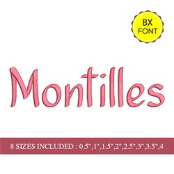 Montilles Font Embrilliance by Mira Embroidery on EmbroideryDesigns.com ...