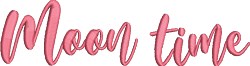 Moon Time Font by Mira Embroidery on EmbroideryDesigns.com ...