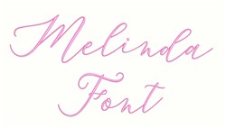 Melinda Font by Needle Noodle Embroidery on EmbroideryDesigns.com ...