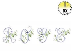 Rose Alphabet Embrilliance by Needle Passion Embroidery on ...