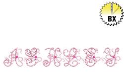 Ashley Script Alphbet Embrilliance by Needle Passion Embroidery on ...