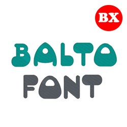 Balto Font Embrilliance by Unicorn Creatives on EmbroideryDesigns.com ...