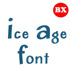 Ice Age Font Embrilliance by Unicorn Creatives on EmbroideryDesigns.com ...