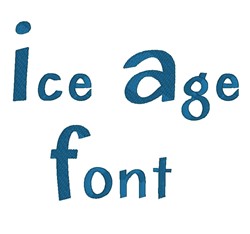 Ice Age Font by Unicorn Creatives on EmbroideryDesigns.com ...