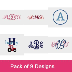 Monogram Font Set Customer Favorite Pack by Artsy Knots Pack on ...