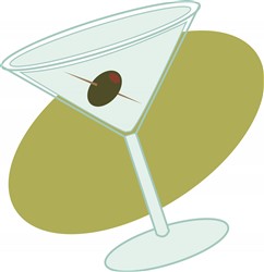Martini SVG cut file at EmbroideryDesigns.com | EmbroideryDesigns.com
