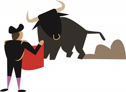 Bull Fight SVG cut file at EmbroideryDesigns.com | EmbroideryDesigns.com