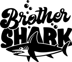 Brother Shark SVG cut file at EmbroideryDesigns.com | EmbroideryDesigns.com