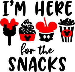 Here For Snacks SVG cut file at EmbroideryDesigns.com ...