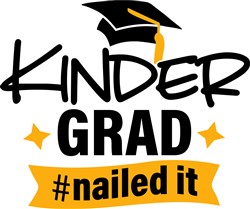 Kinder Grad SVG cut file at EmbroideryDesigns.com | EmbroideryDesigns.com