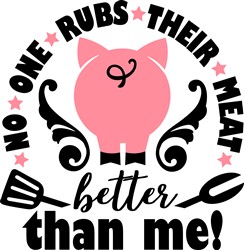 Rub Their Meat SVG cut file at EmbroideryDesigns.com ...
