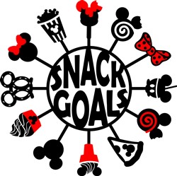 Snack Goals SVG cut file at EmbroideryDesigns.com | EmbroideryDesigns.com