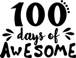 100 Days Of Awesome SVG cut file at EmbroideryDesigns.com ...