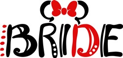 Minnie Mouse Bride SVG cut file at EmbroideryDesigns.com ...
