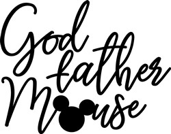 Godfather Mouse SVG cut file at EmbroideryDesigns.com ...